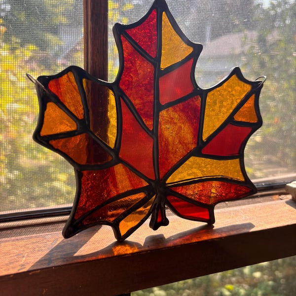 Stained Glass Patterns Beginner, DIY Stained Glass Panel, Boho ...