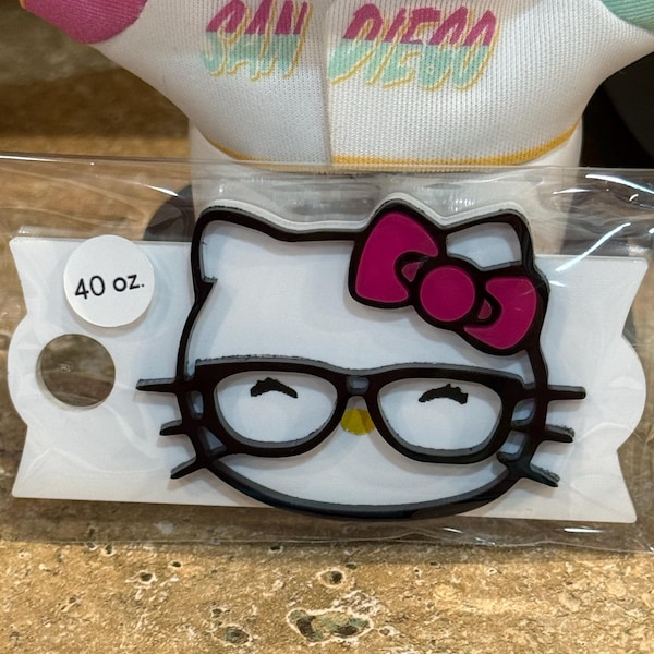 Stanley Tumbler Topper | Cup Tag | Kitty | Hello | Tumbler Topper | 30 ...