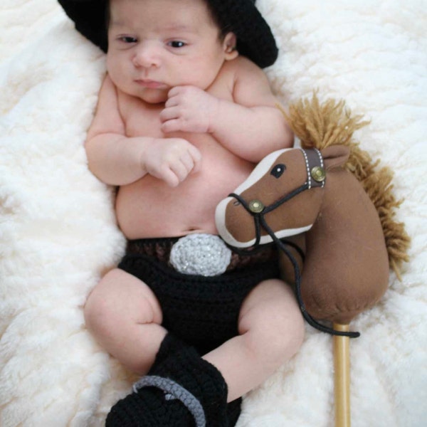 CROCHET PATTERN Baby Cowboy Outfit, Cowgirl, Cowboy Boots, Crochet Baby ...