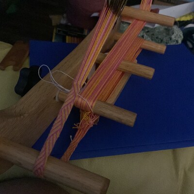 Loom-the Minstrel Inkle Small Travel Sized Weaving Loom-makes 5 Foot ...