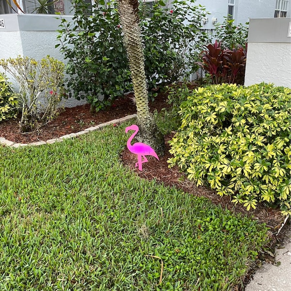 Flamingo Custom Address Sign, Metal Sign, Beach Sign, Beach Address ...