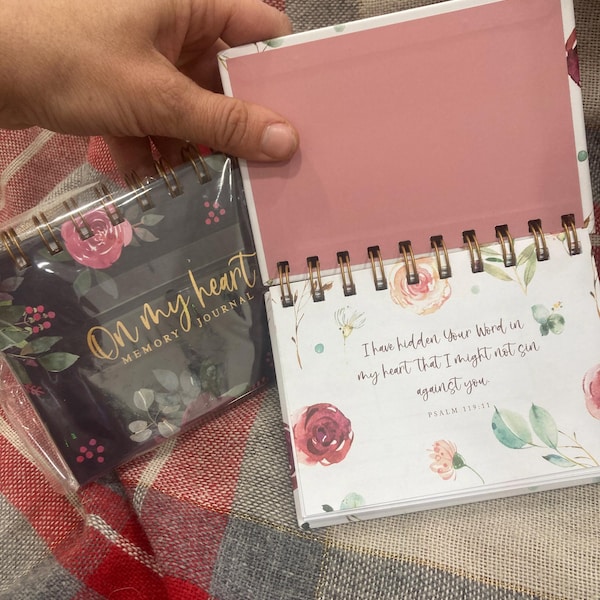 Memory Verse Journal / Bible Verse Memorization Journal / Bible Verse ...
