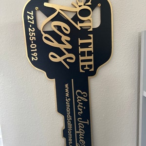 We Got the Keys, Closing Photo Prop, Modern Key Sign for Realtors ...