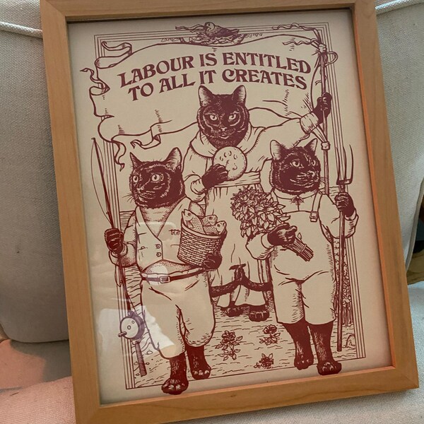 Soviet Cat Defeat the Fascist Snake Poster - Etsy