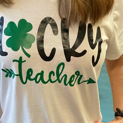 Lucky Teacher Svg, St Patricks Day Svg, Teacher Svg, St. Patrick's Day ...