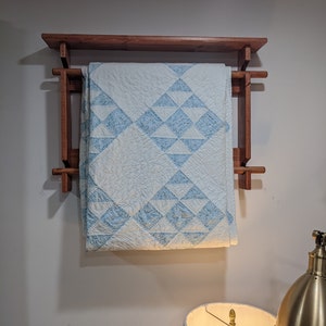 Quilt Rack Wooden Quilt Rack Quilt Rack Wall Mount Quilt Rack With ...