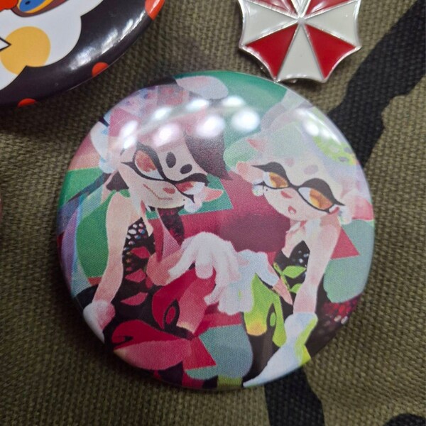 Splatoon Pin Buttons 2.25 - Etsy