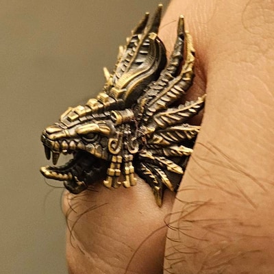Rams Skull Ring .925 Solid Sterling Silver Zodiac Aries - Etsy
