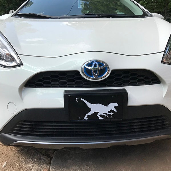 Venom Eyes License Plate - Evil Villain - Aluminum Black and White ...