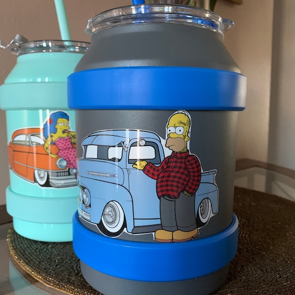 Hot Rod Homer OG Vinyl Sticker - Etsy