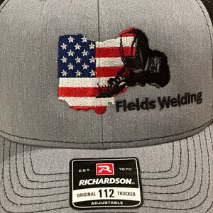 Lineman American Flag Leather Patch Hat Journeyman Lineman - Etsy