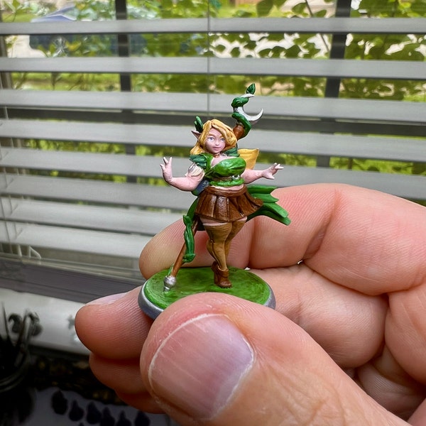 Sailor Selune Sexy Female Wood Elf - Magical Girl Set - D&D Resin 28mm ...