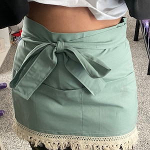 Easy to Sew/ Half Apron Sewing Pattern/ Pinafore Tutorial PDF/ Apron ...