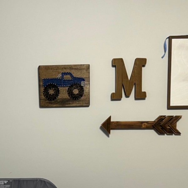 Tractor String Art, Nursery Wall Art, Tractor Art, Nursery Boys Art ...