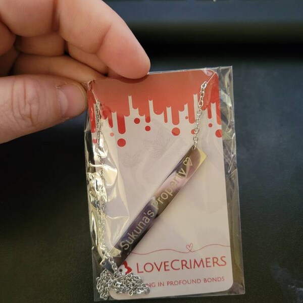 Jujutsu Kaisen Character Engraved Necklace Choso Nanami Gojo Toji ...