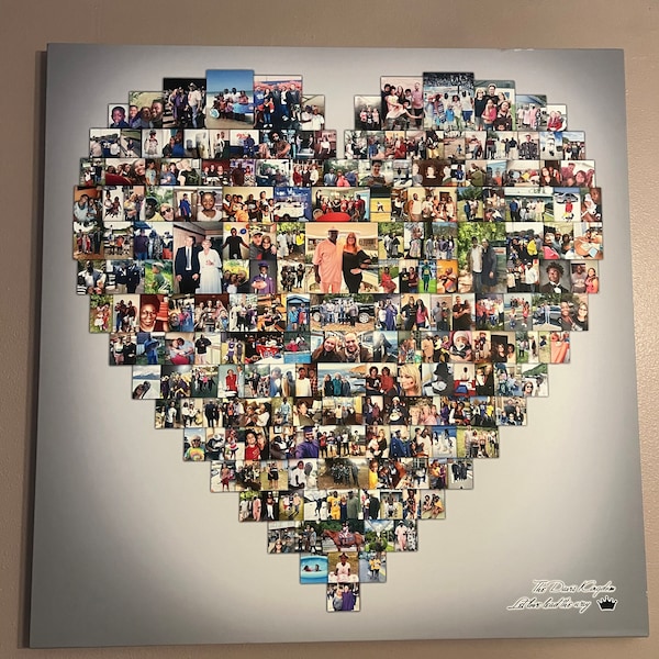 Photo Collage Digital File for Printing - X50 Pics - Custom Designed ...