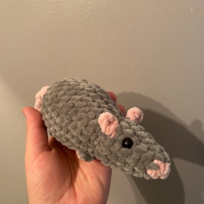 Crochet Rat Plushie, Amigurumi Rat, Crochet Plush - Etsy