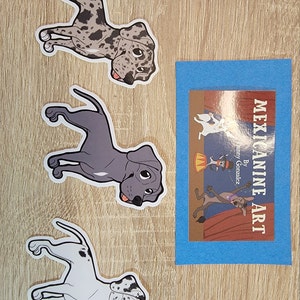 Boxer Dog Sticker Chibi Puppy Dog Vinyl Hand Drawn | Etsy