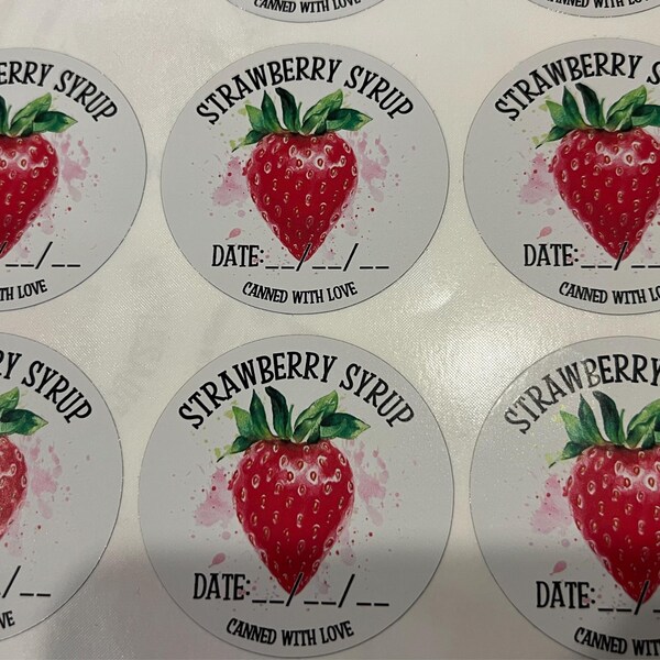 Tomato Sauce Canning Labels for Regular Mouth Jar or Wide Mouth Jar ...