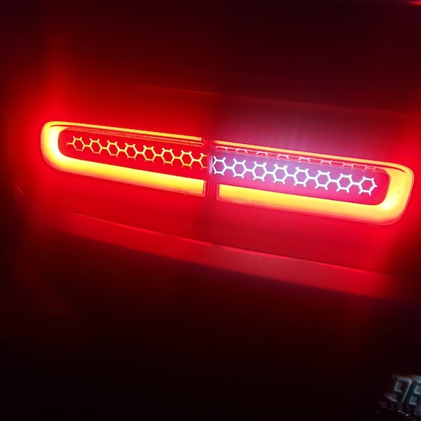 Solid Honeycomb Brake Light/reverse Light Decal Overlay Fits Dodge ...