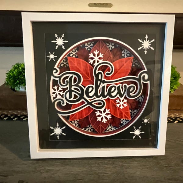 3D Christmas Shadow Box Mega Bundle, 30 Plus Designs, Winter Shadow Box ...