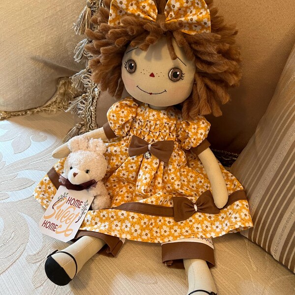 E-pattern 16 Inch Raggedy Ann Doll, Cloth Doll - Etsy