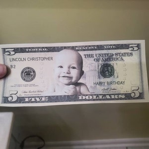 Personalized Money, Fake Money, Prop Money, Your Face on Money, 20 ...