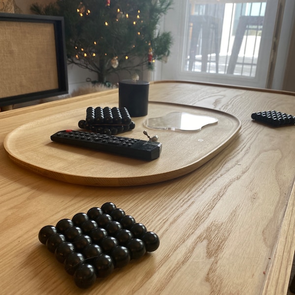 BULLA - Set of 4 Concrete Coasters | Concrete Candle Tray | Soap Dish ...