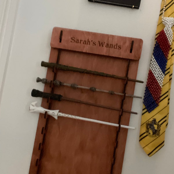 Wand Holder Wall Mount, Wand Display Named, Wand Stand for Wall, Wizard ...