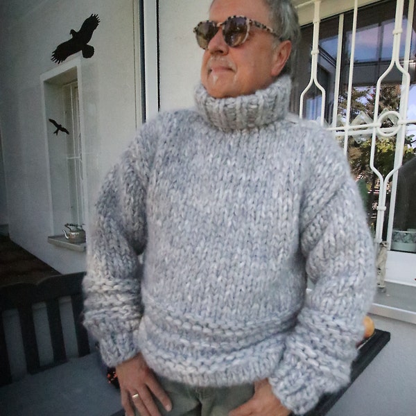 2 Kg Leggings Extra Itchy Scratchy Chunky Knit Wool Trousers Thick Wool ...