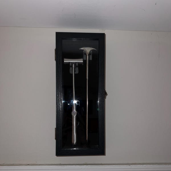 Lobotomy Orbitoclast & Hammer Surgical Medical Tools Shadowbox With ...