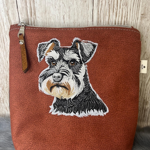Schnauzer - Machine Embroidery Design - 3 Sizes - Etsy