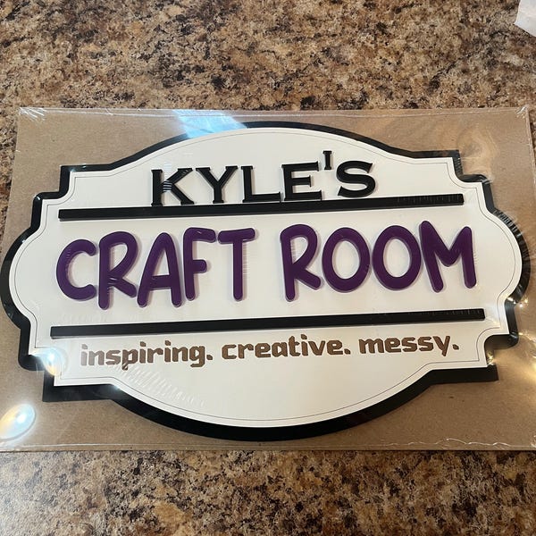 Craft Room Sign/personalized Craft Room Sign/she Shed Sign/craft Area ...