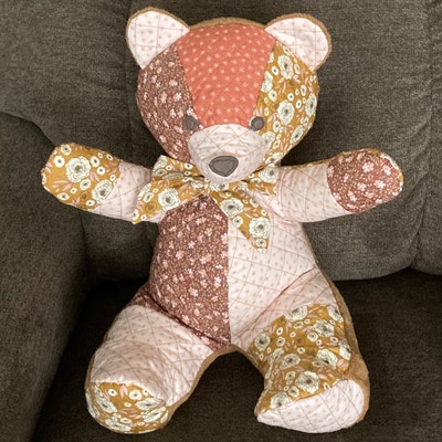 Memory Bear Pattern Easy 14 Sewing Pattern Simple Bear Pattern Sewing ...