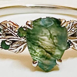 Oval Cut Alexandrite Engagement Ring Black Gold Promise Ring Leaf ...