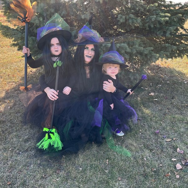 Little Girls Costume Witch Hat - Girls Costume Witch Hat - Halloween ...
