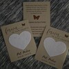 Plantable Seed Paper Hearts Large, Seed Favors, Wildflower Seeds, Seed ...