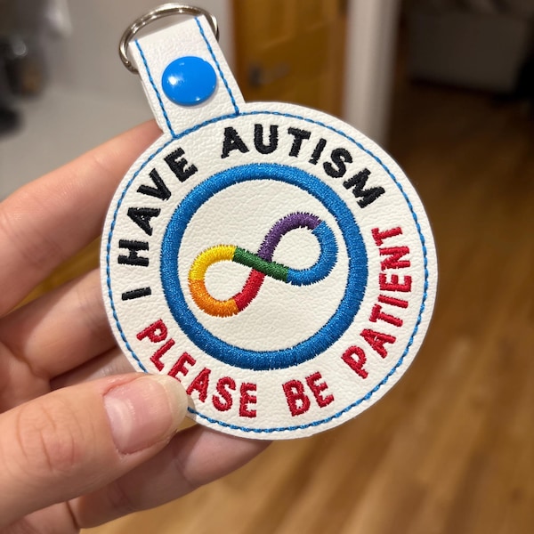 Please Be Patient I Have Autism Tag, Autism Tag for Backpack, Autism ...