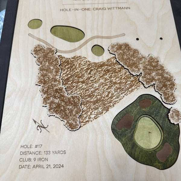 Personalized Hole-in-one | Single Golf Hole | Custom Golf Gift | Golf ...