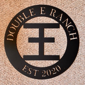 Custom Round Brand/ Farm Sign - Etsy