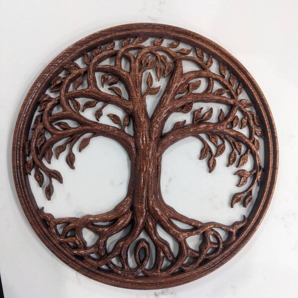 Tree of Life, 3D STL Model, CNC Router Engraver, Artcam, Aspire, CNC ...