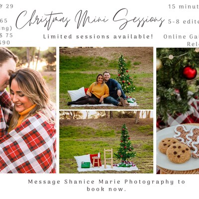 Customizable Portrait Session Template Engagement - Etsy