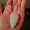 Raw Opalite Crystal Pendulum Reiki Wicca Divination Tool Earthegy 3177 - Etsy