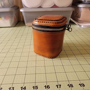Leather Box Pattern Toiletry Bag Pattern Leather DIY Pdf Download ...