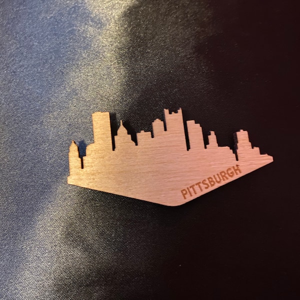 Pittsburgh Skyline Magnets - Laser Engraved - Etsy