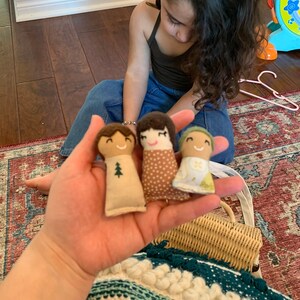 Set of 4 Miniature Rag Dolls Tiny Dolls Miniature Dolls | Etsy