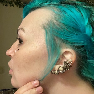 Evil Eye Ear Cuff Macabre and Cyberpunk Inspired Cartilage - Etsy