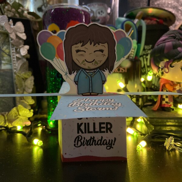 Have a Killer Birthday Pop-up Card Horror Birthday Card Horror Movie ...