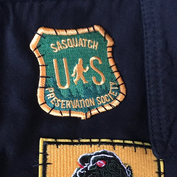 Sasquatch Preservation Society Embroidered Patch, Bigfoot Iron-on Patch ...