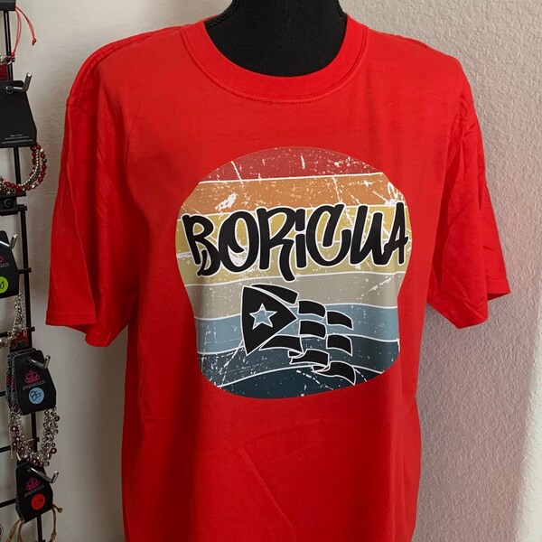 Boricua Flag in a Colorful Circle PNG Digital File, Digital File ...